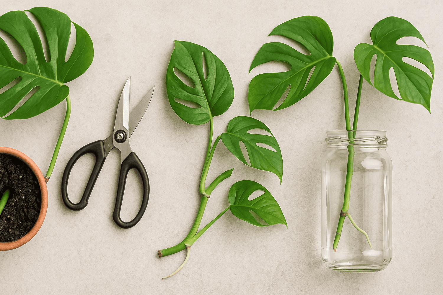 Monstera vermehren: So ziehst du ganz einfach Ableger! - Florage ...